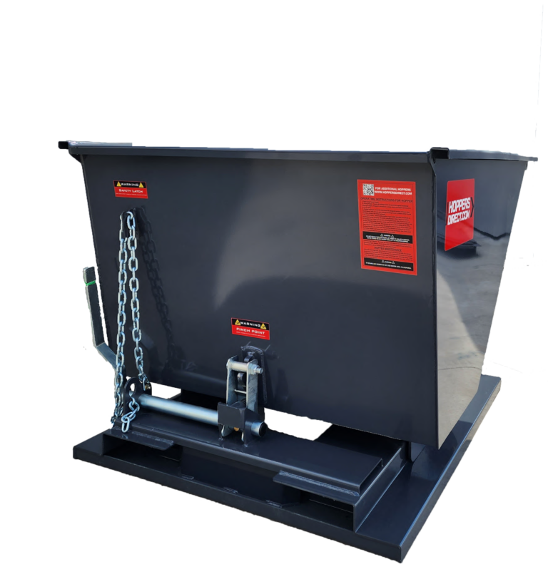 1 Yard Self Dumping Hopper | 1 Cubic Yard Steel Dump Hopper - Hoppers ...